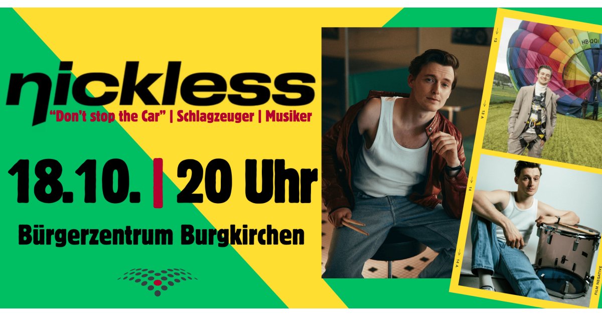 NICKLESS - Schweizer Pop-Star | Bürgerzentrum
